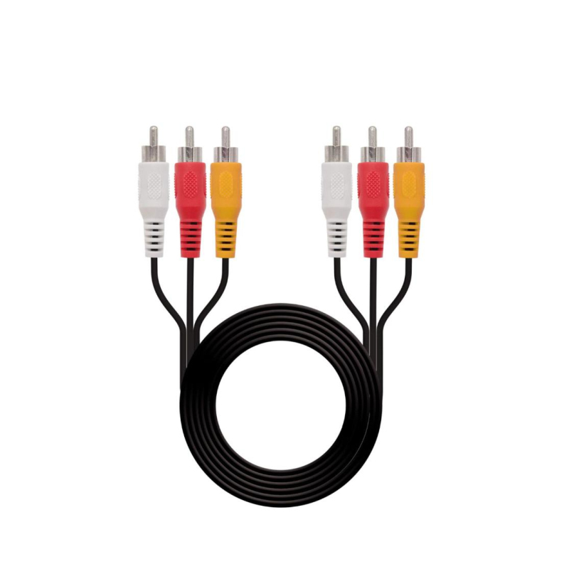 Cable 3 RCA triple a 3 RCA audio y video - Centro Luz